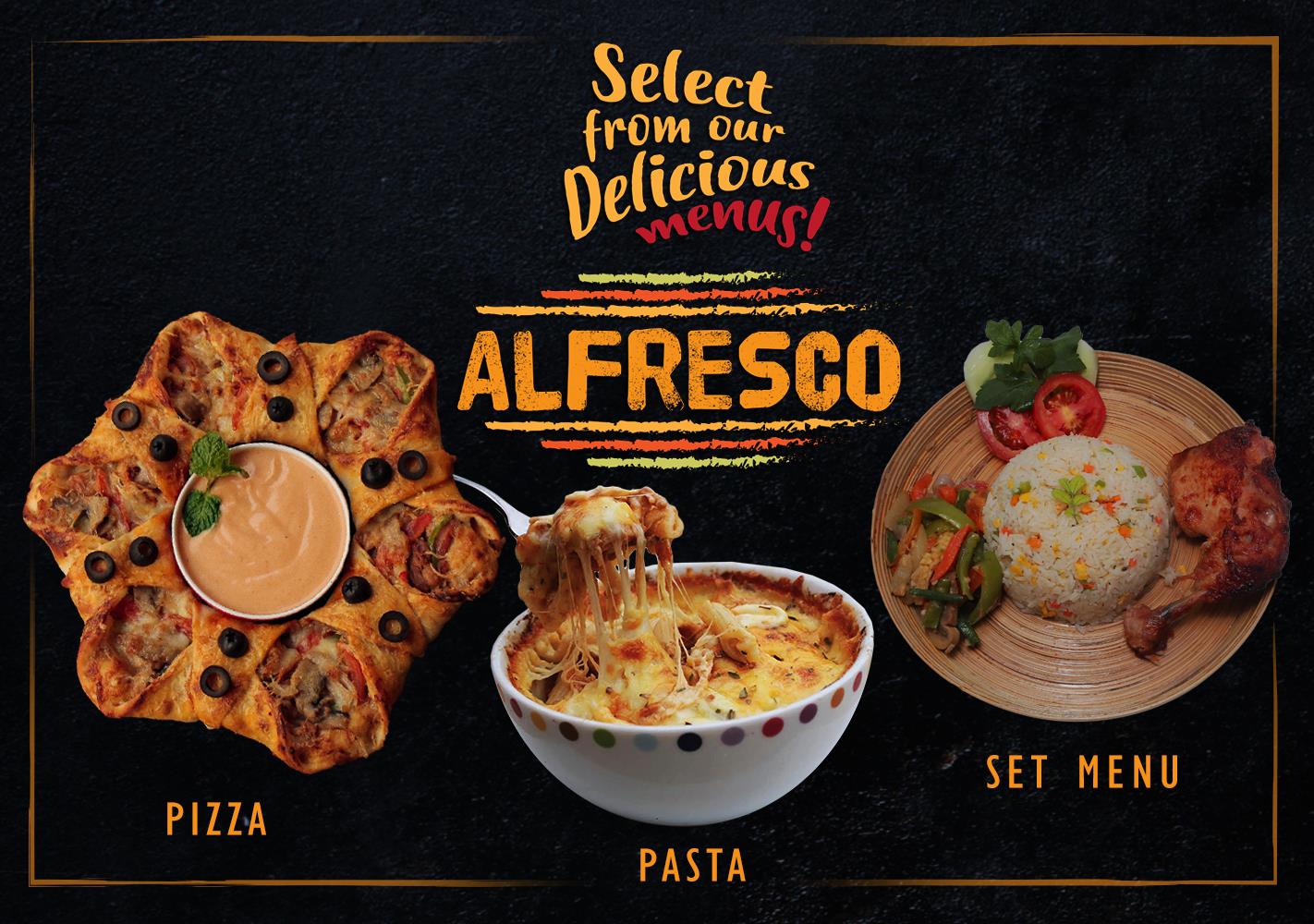 AL FRESCO – PIZZA PLACE – FAST FOOD RESTAURANT